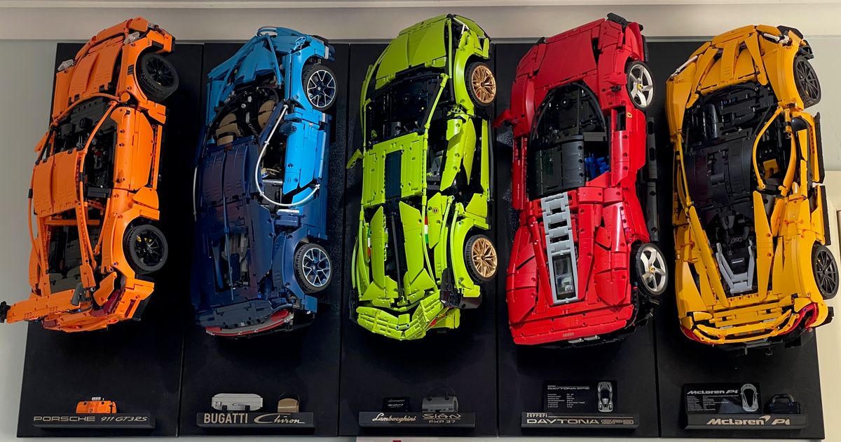 Lego Super Cars Wall Mount Panels by WayneLiv | Download free STL model ...