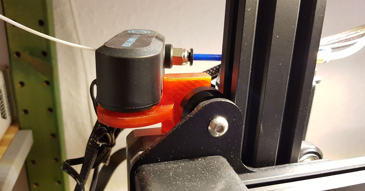 Smart Filament Sensor holder for Ender 3 Pro by RS-ELEC | Download free ...