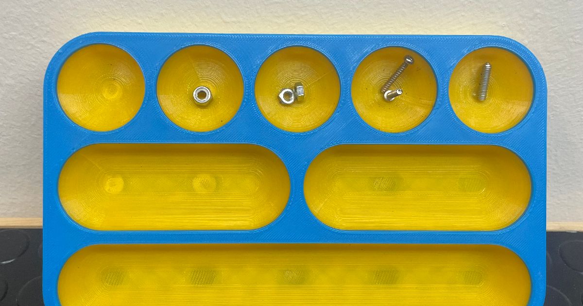 Workdesk tray by Severin Piller | Download free STL model | Printables.com