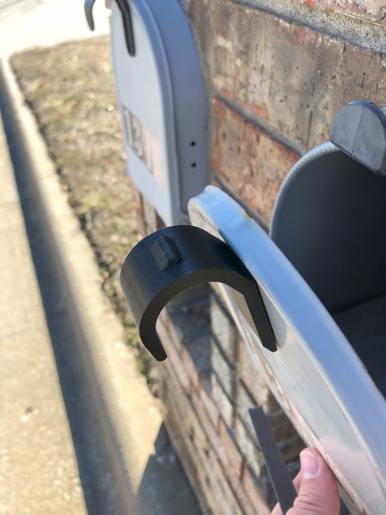 Mailbox Handle / Latch / Hook by matttheamateur | Download free STL ...