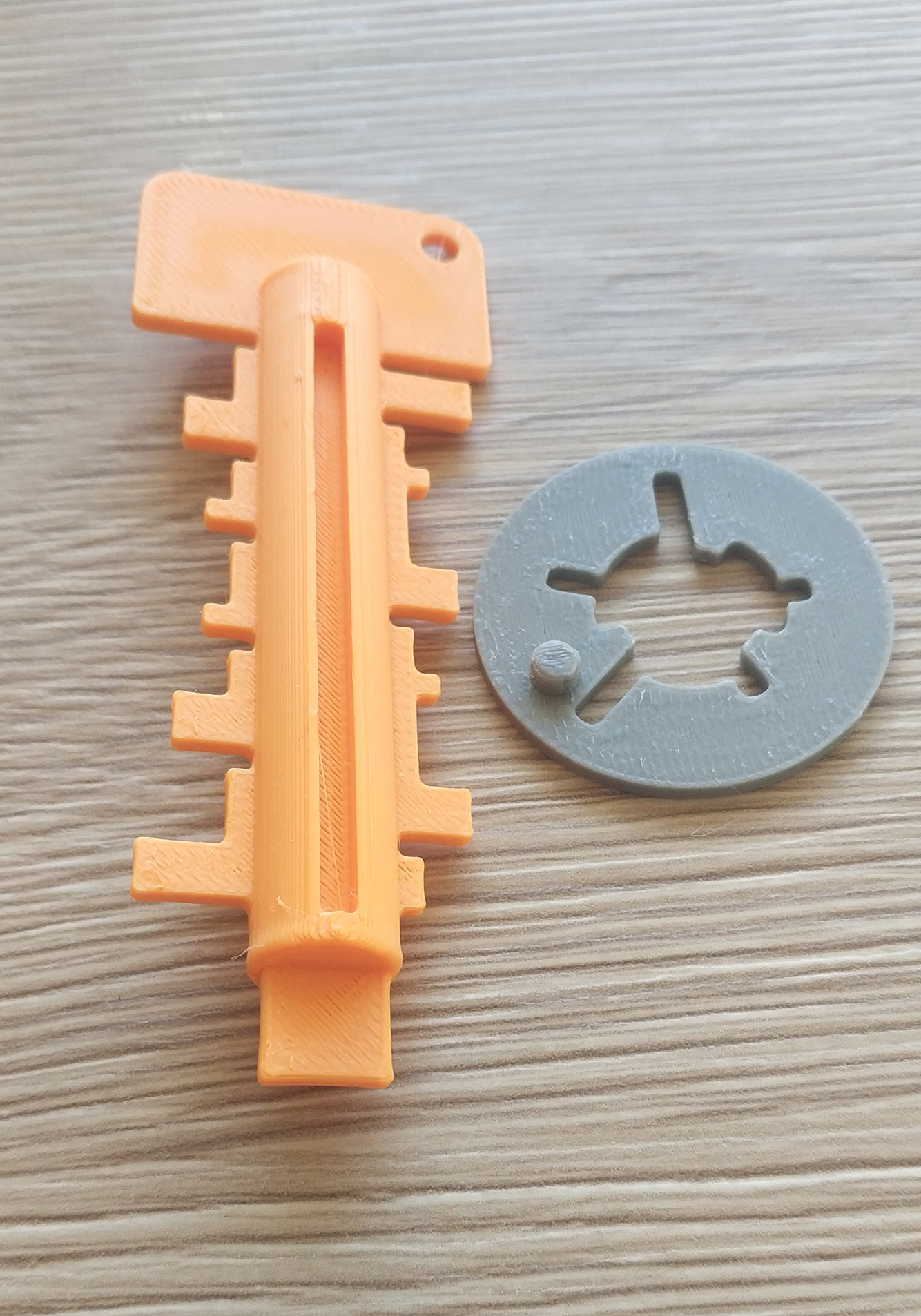 Puzzle - opening the lock with a key by tomas | Download free STL model ...