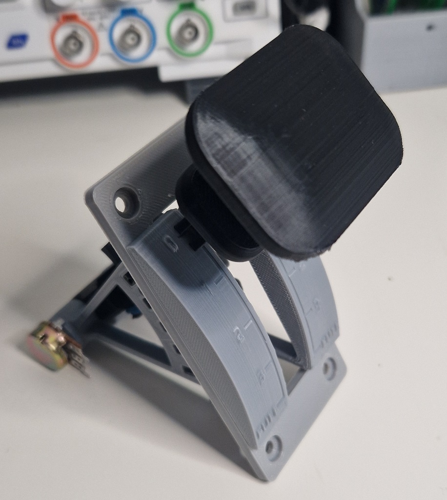 Remix of OpenFlightSimConsole Flaps lever by Kai | Download free STL ...