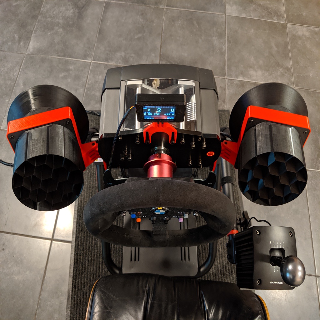 140mm Max Airflow Fan Housing for Sim Racing von luma | Kostenloses STL ...