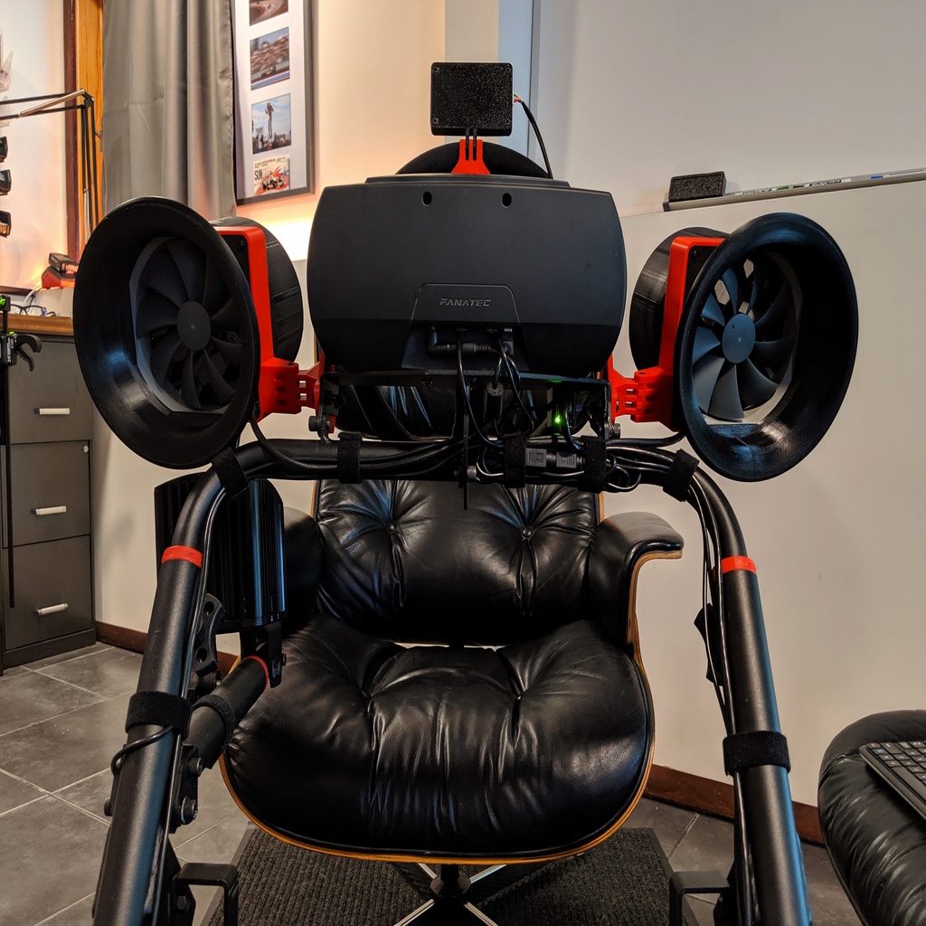 140mm Max Airflow Fan Housing for Sim Racing von luma | Kostenloses STL ...