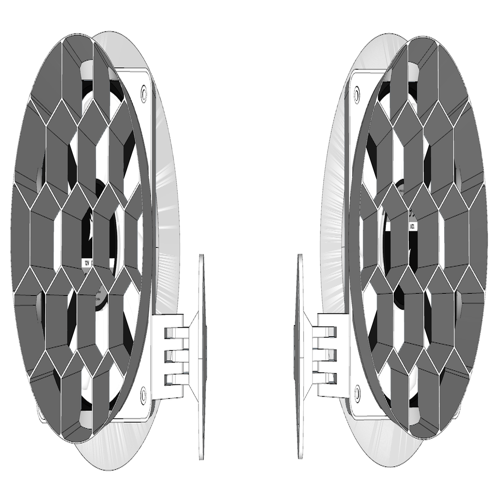 140mm Max Airflow Fan Housing for Sim Racing von luma | Kostenloses STL ...