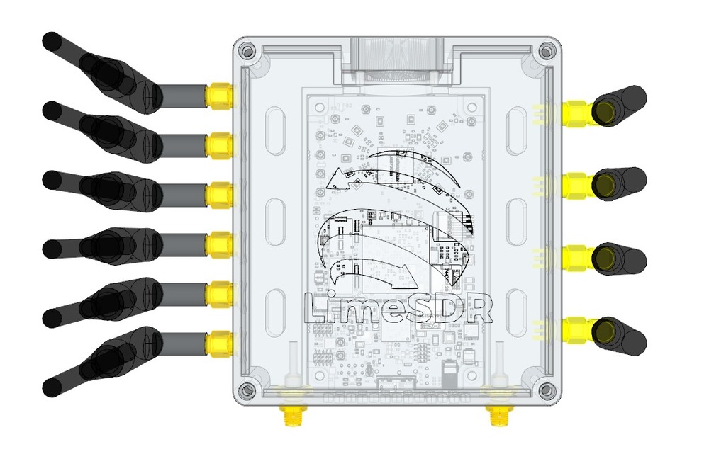 Lime SDR v1.4s Micro USB Type B case v2 by luma | Download free STL ...