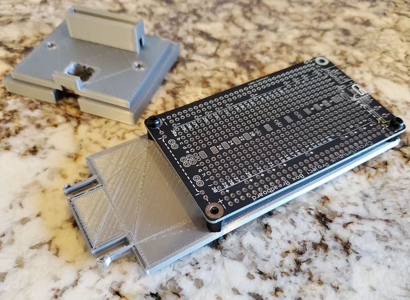 Microcontroller Modular Enclosure Board Mount By High Desert Hacker Download Free Stl Model 0253