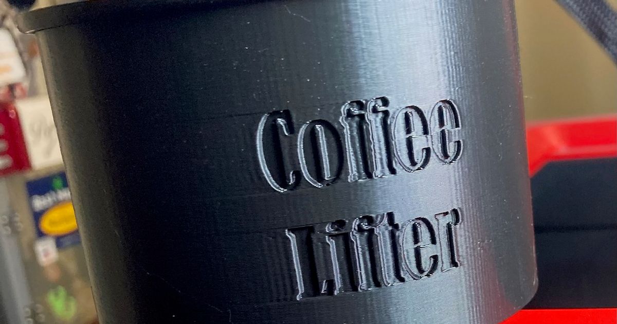 Coffee Lifter for OXO by Rick W | Download free STL model | Printables.com