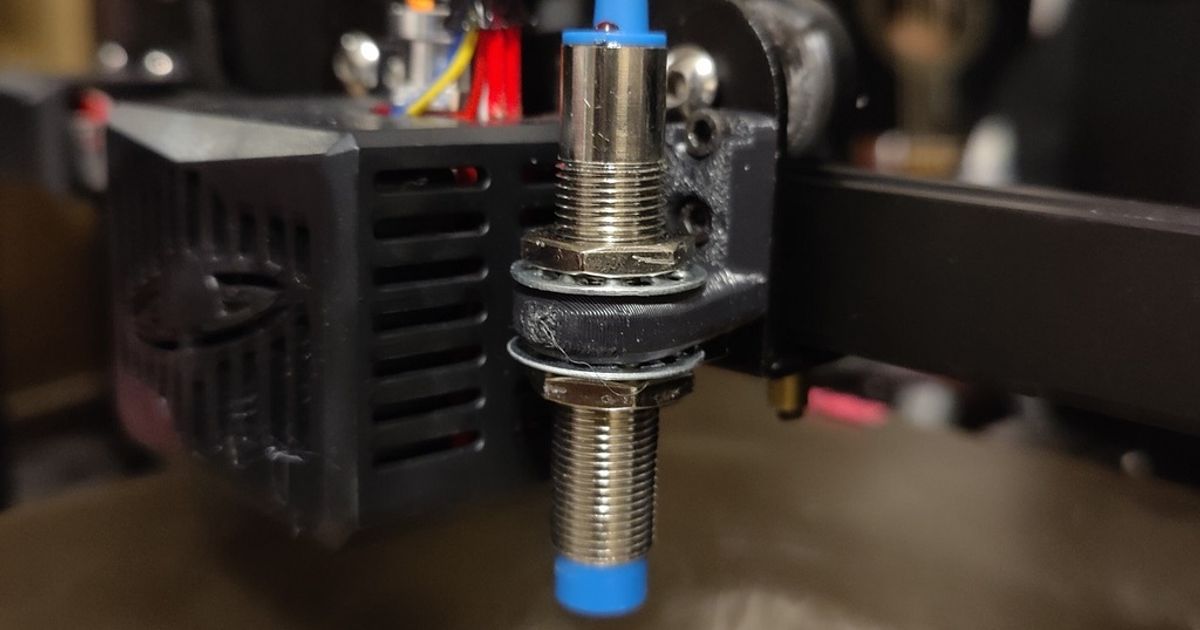 Elegoo Neptune 2 - M12 Inductive Probe Mount by Glitzville | Download ...