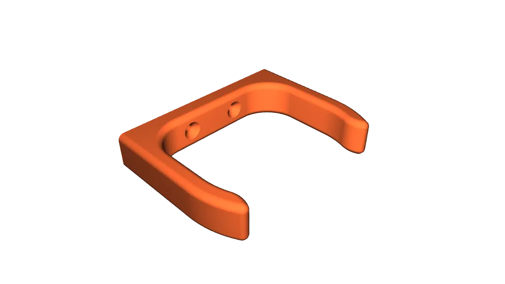 Fire Extinguisher Bracket (Light Duty) by vidision | Download free STL ...