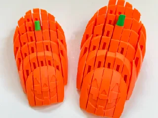 Pixel Pumpkin Fidget (2 sizes) by 3DPmom | Download free STL model ...