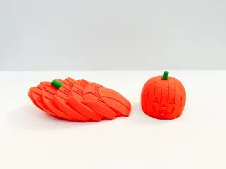 Pixel Pumpkin Fidget (2 sizes) by 3DPmom | Download free STL model ...