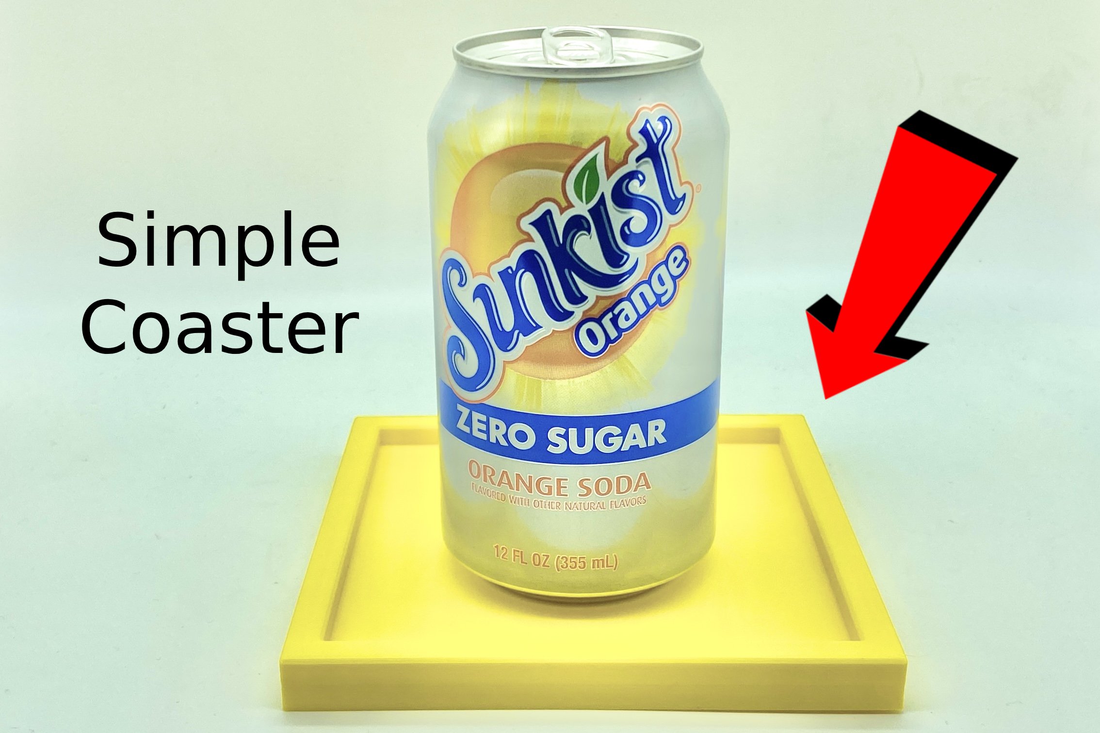 Simple coaster by Poly Designs | Download free STL model | Printables.com