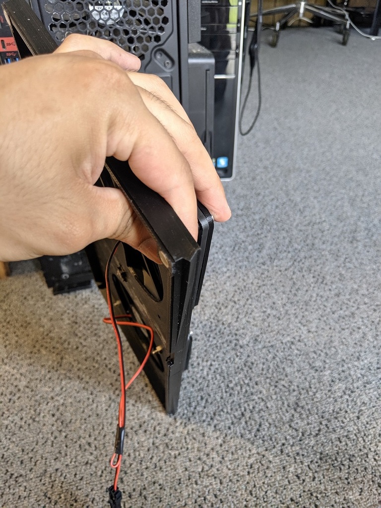 Magnetic Ender 5 (Pro) Electronics Box Replacement Lid with 120mm fans ...