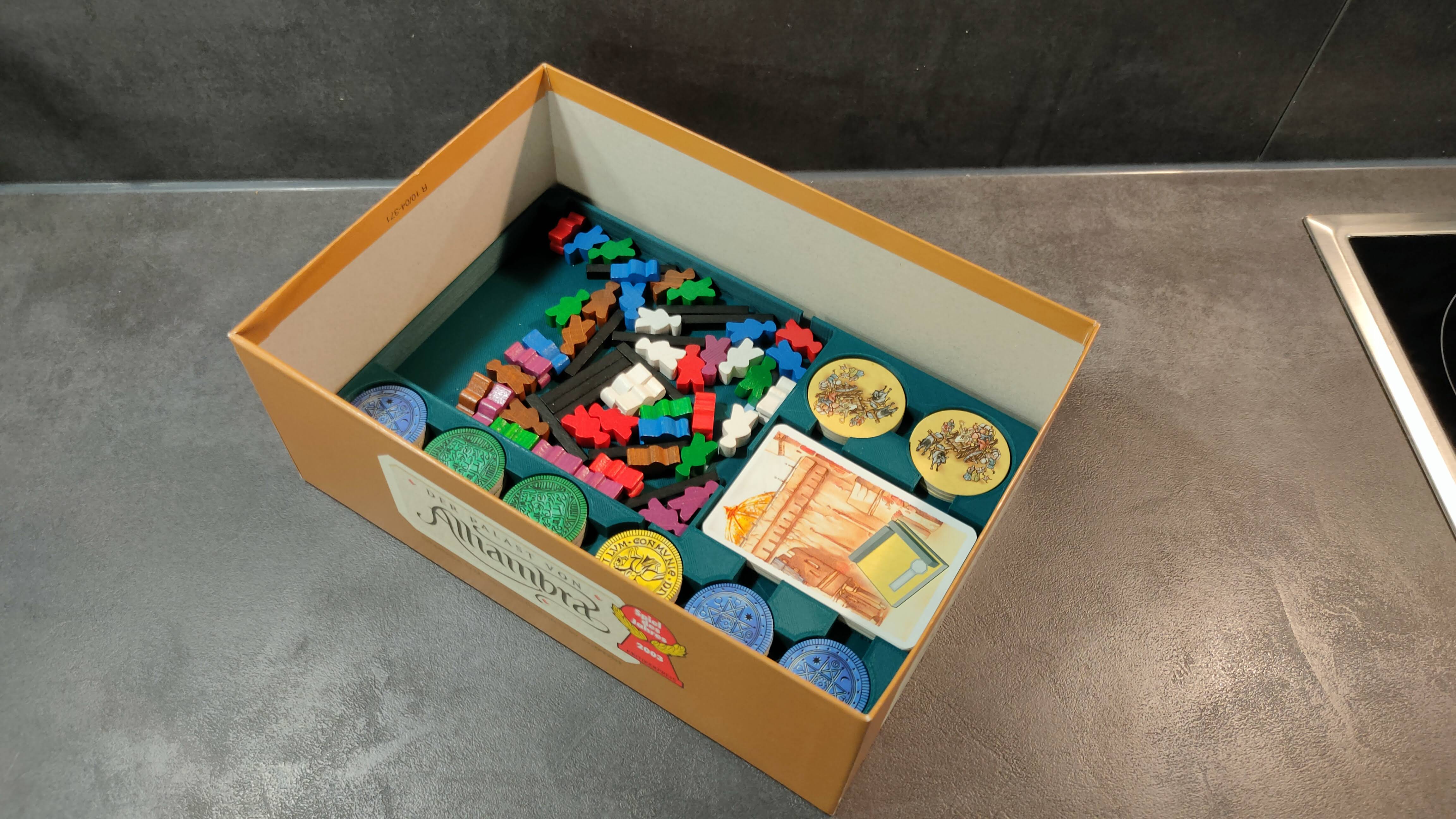 Alhambra - Queen Games Inlay for base game and all four extensions by ...