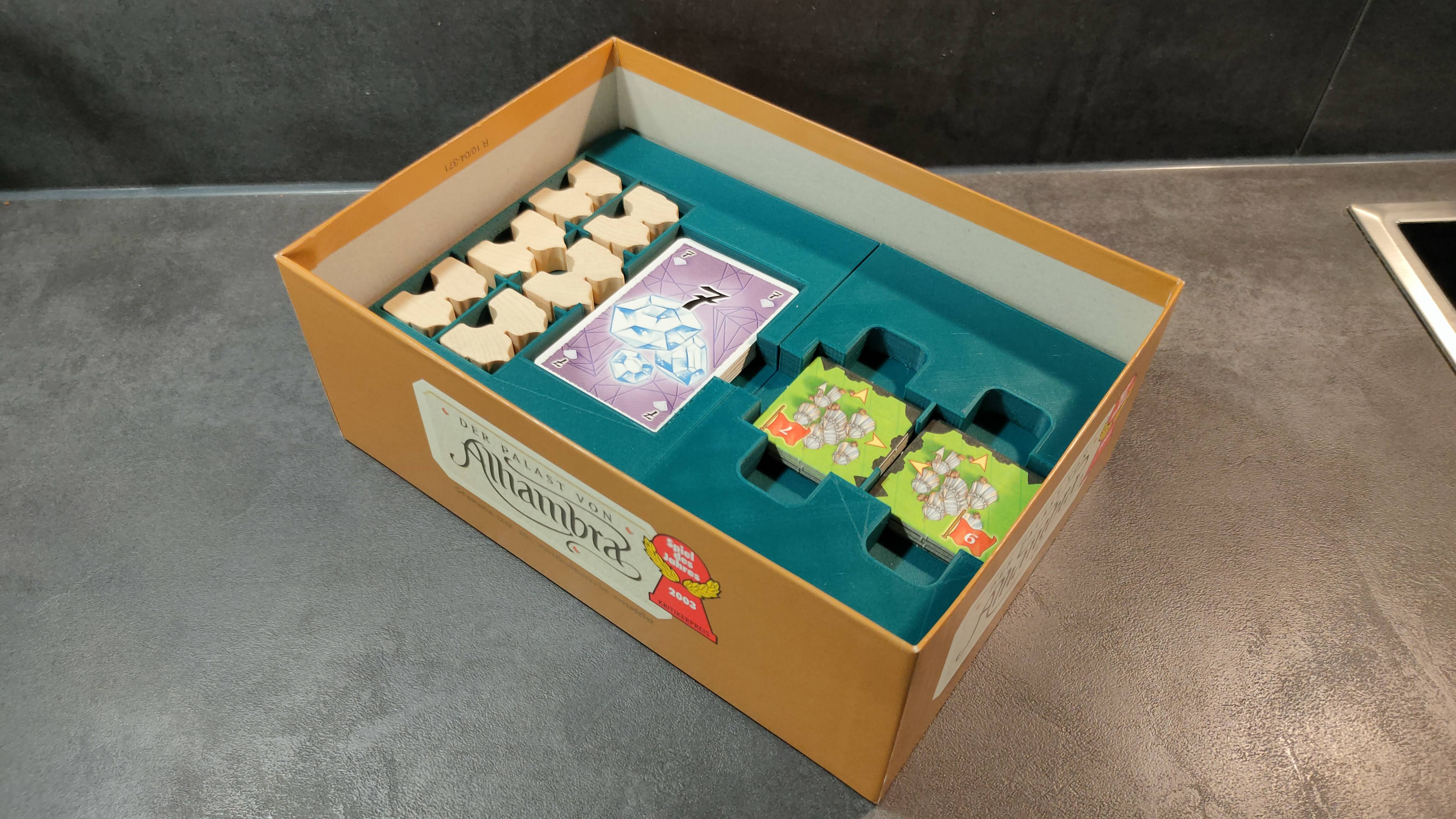 Alhambra - Queen Games Inlay for base game and all four extensions by ...