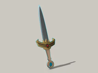 Keychain picori Sword by Andresmolga | Download free STL model ...