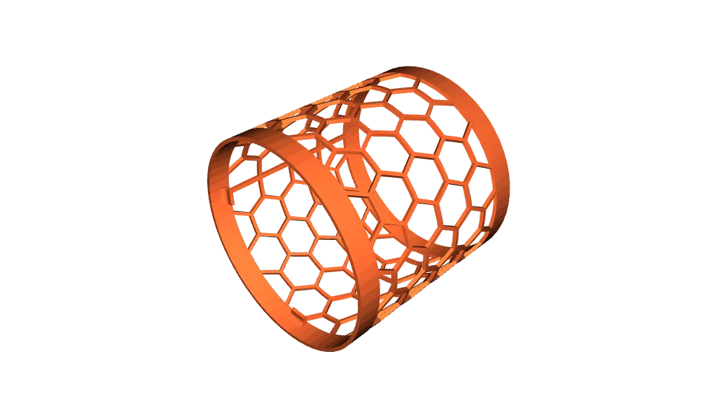Honeycomb cylinder by Tehohosma | Download free STL model | Printables.com