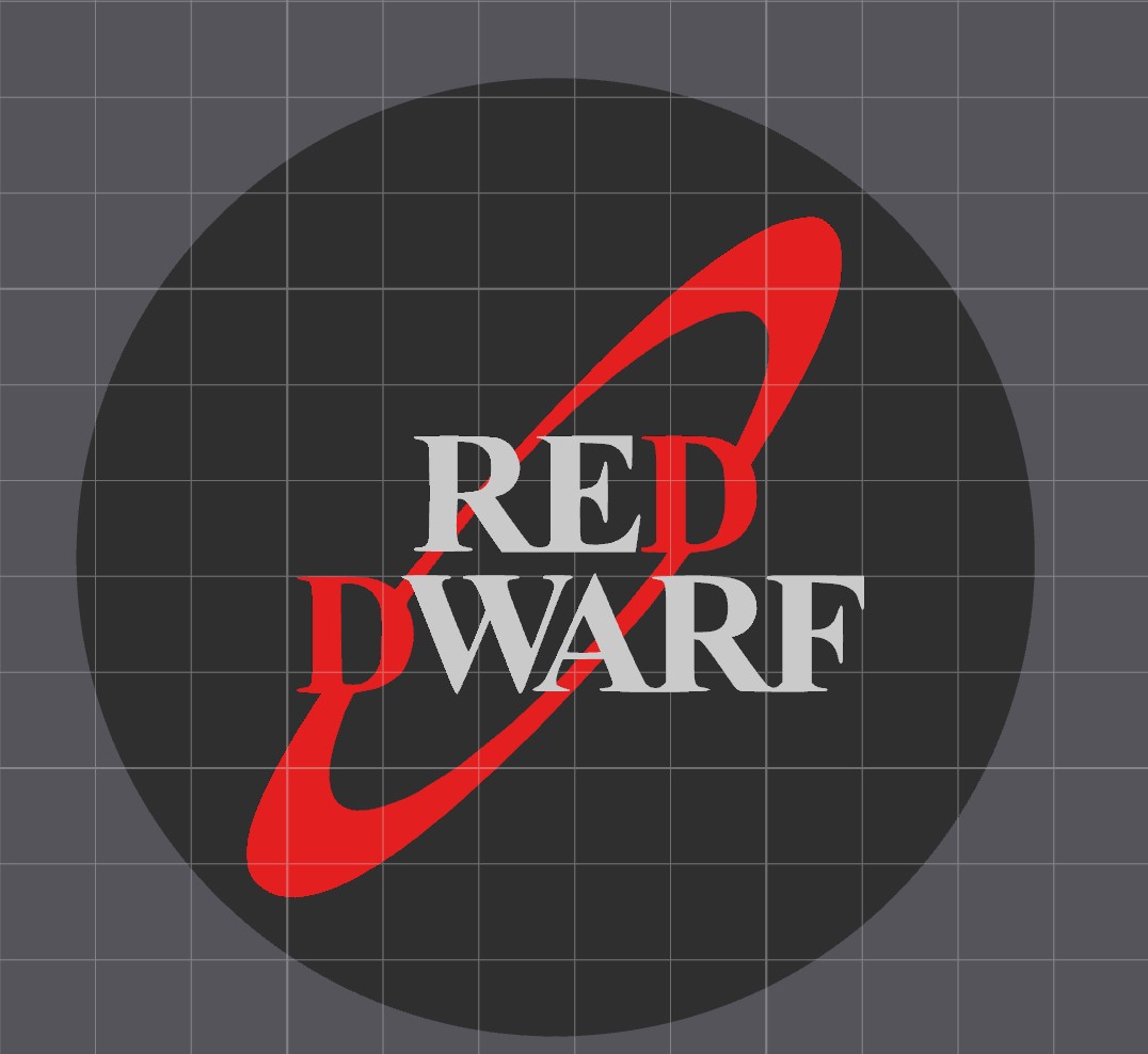 Red Dwarf Logo - 2D Art by PrintMeCrazy | Download free STL model ...