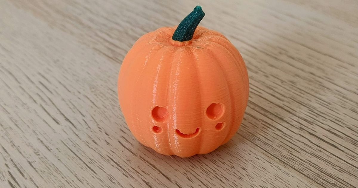 Cute happy halloween pumpkin by Nico | Download free STL model ...