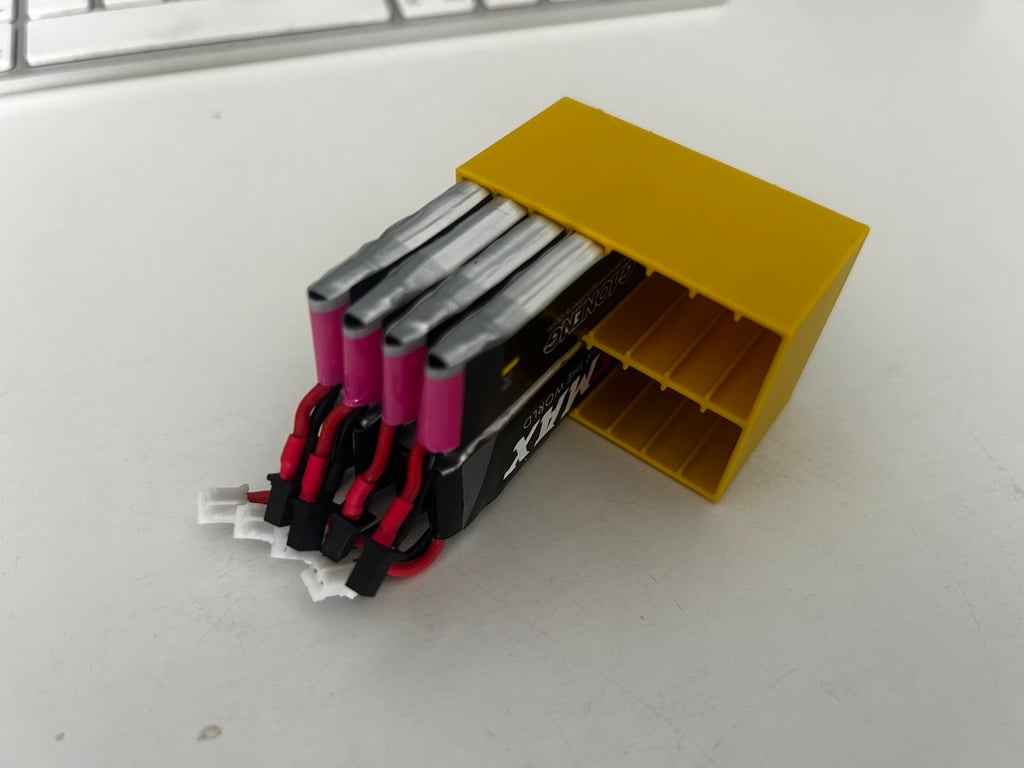 1S Lipo battery case x16 by Smithpl | Download free STL model ...