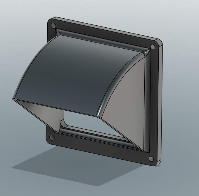 90MM Enclosure Fan Hood by The Scientific Hobbyist | Download free STL ...