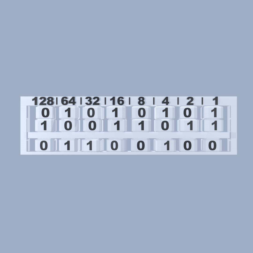 Binary Abacus Counter | Educational Tool by 0VER1DE | Download free STL ...