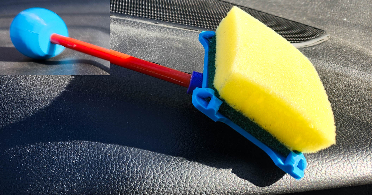 Windshield Cleaning Sponge Holder , car window washing washer wiper by ...
