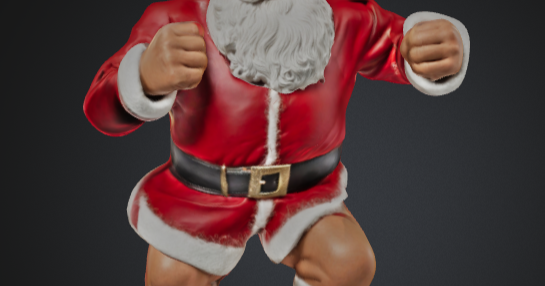 Fighting Santa Clause by Jason Horine | Download free STL model ...