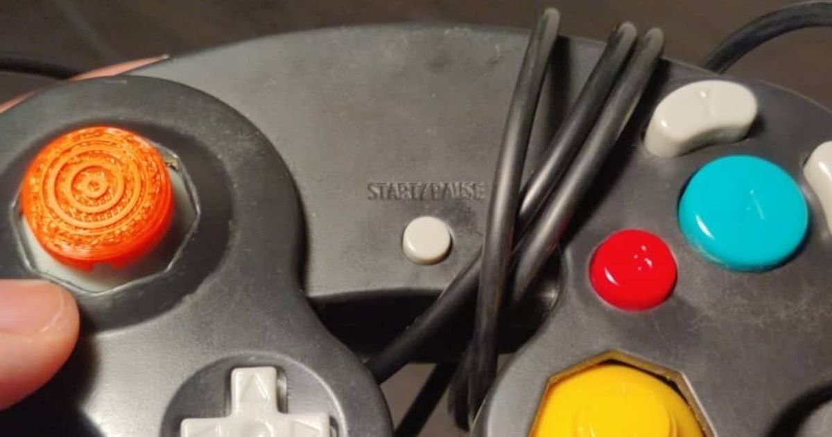 Gamecube Analog Stick Pad Replacement (No flexible filament) by ...