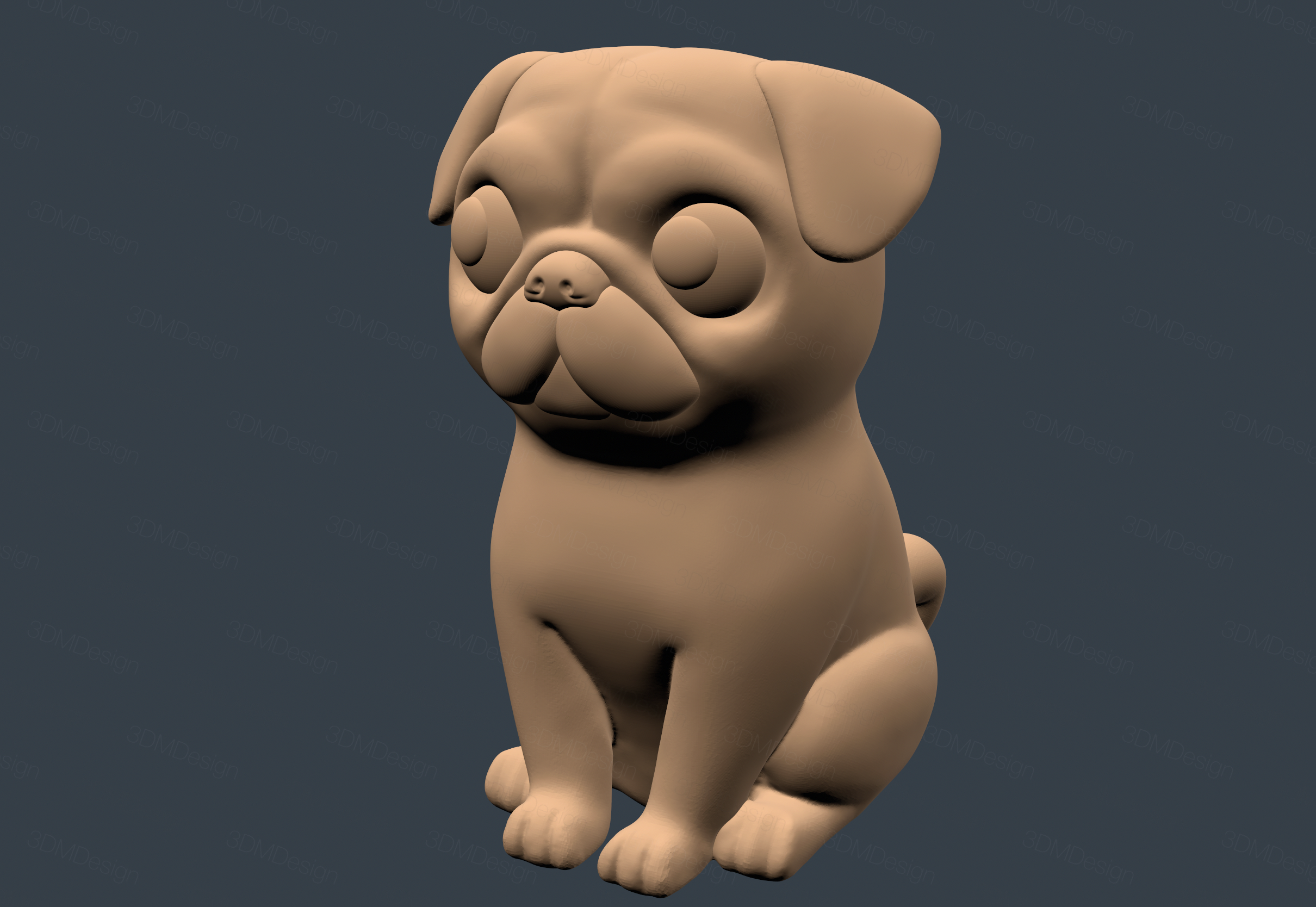 Pancake the Pug! by 3DMDesign | Download free STL model | Printables.com