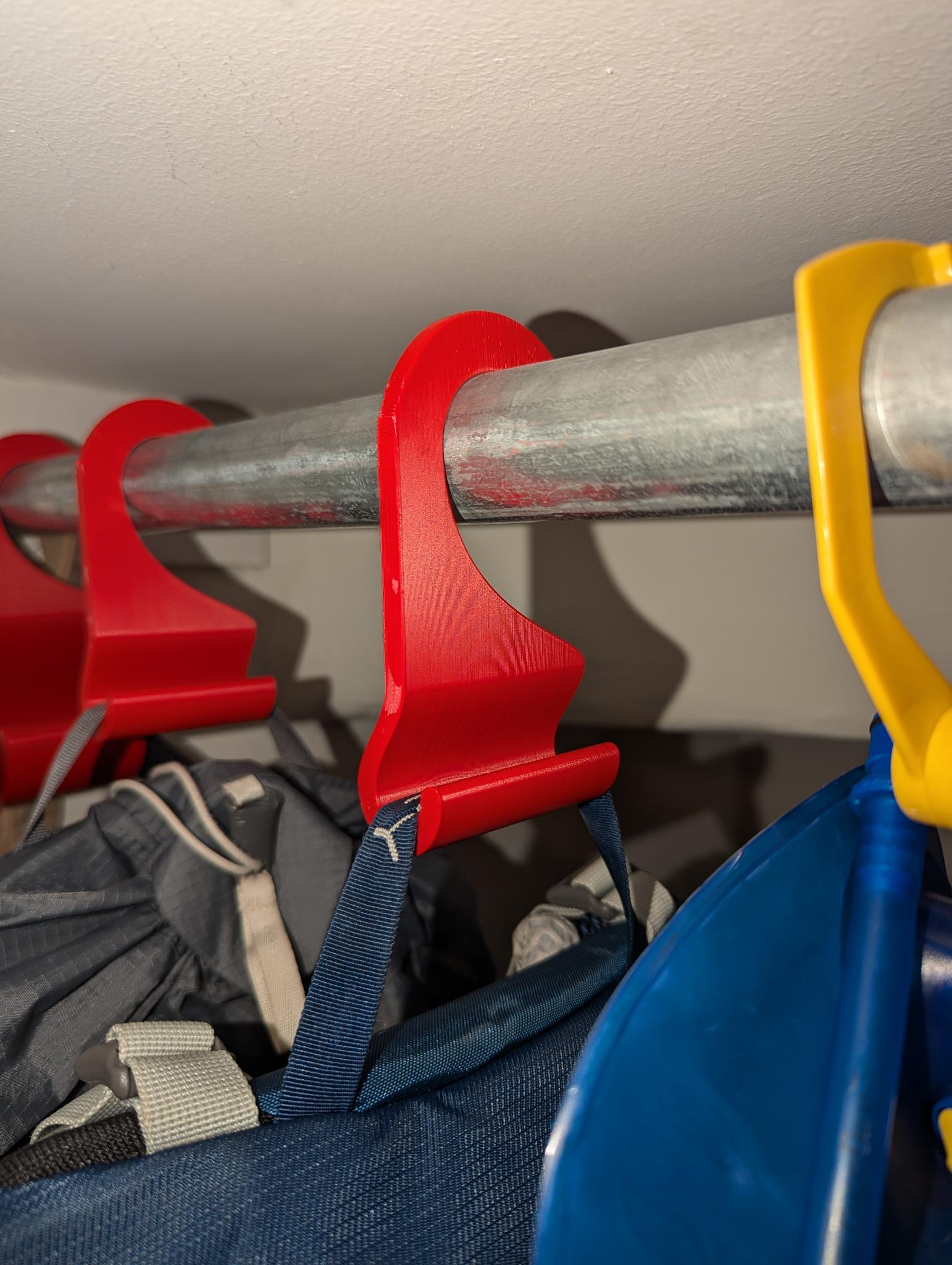 Fully Parametric Closet Hook for Backpacks by Michael Browne | Download ...