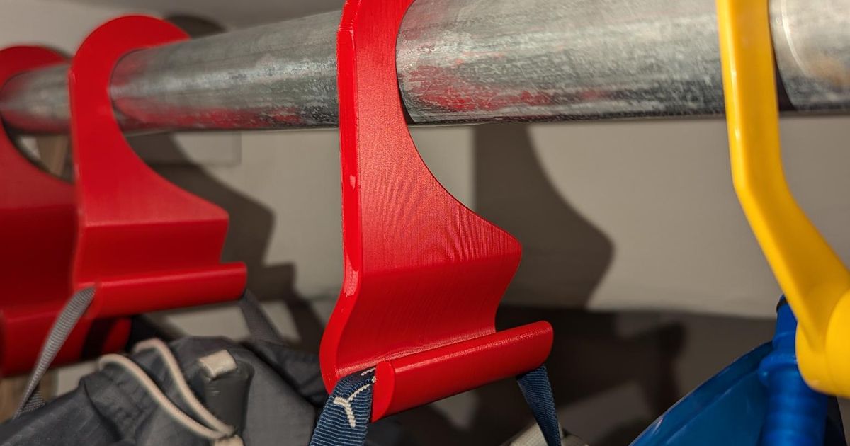 Fully Parametric Closet Hook for Backpacks by Michael Browne | Download ...