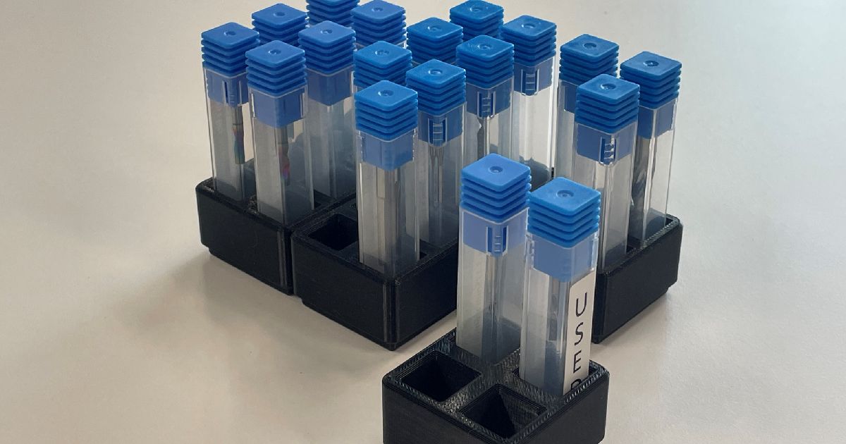 Gridfinity CNC Routerbit Holder by AJCreative | Download free STL model ...