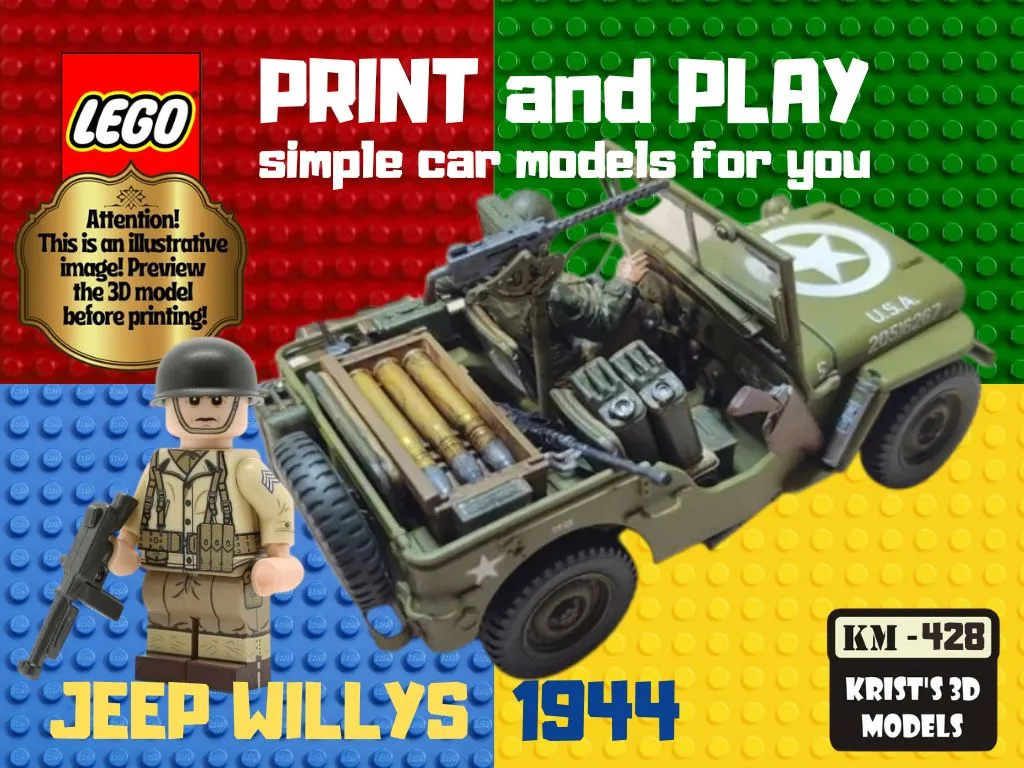 LEGO JEEP WILLYS 1944 - Invasion by Mgr. Pavel Krist | Download free ...