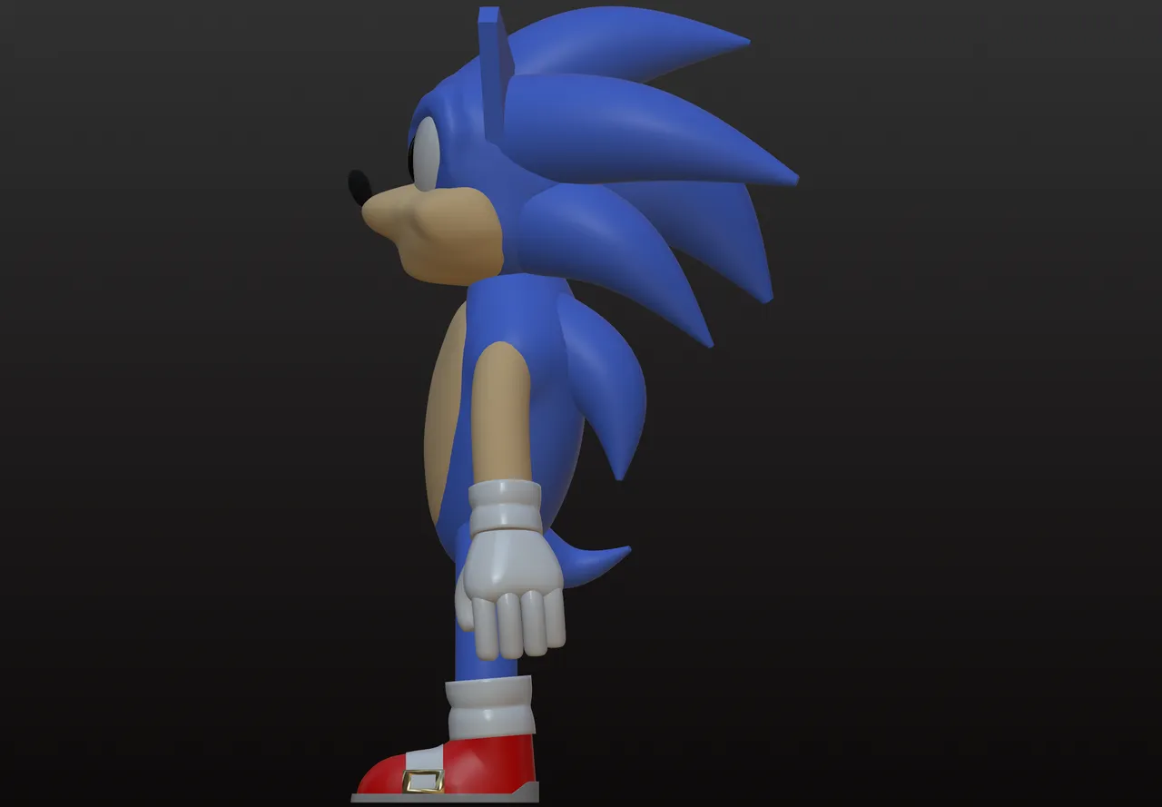 Sonic The Hedgehog by Unreal Visionz | Download free STL model ...