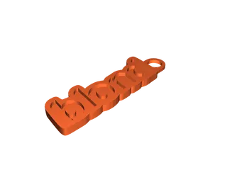 Frank Ocean Blond Keychain by ROBO1331 | Download free STL model ...