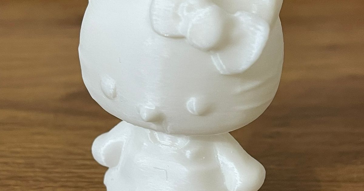 Hello Kitty #2 by Andulka | Download free STL model | Printables.com