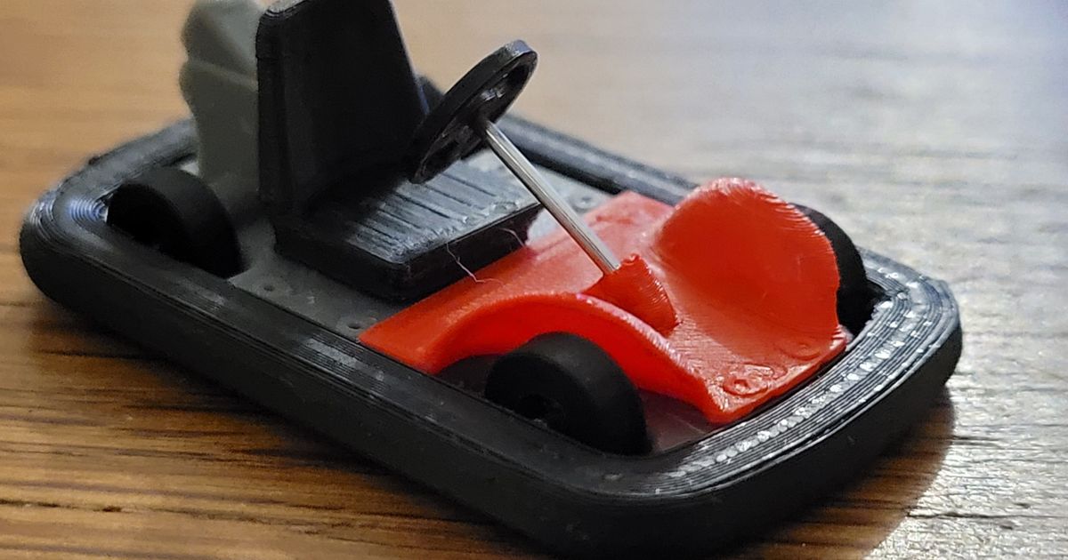 Fairground go-kart by Maxime | Download free STL model | Printables.com