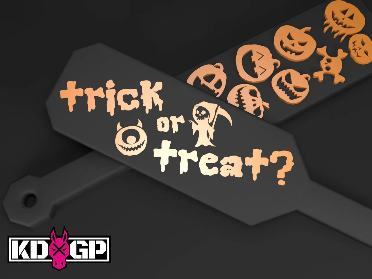 ITAI.KAWAI.2 - 'Scary' Halloween Spanking Paddle by KDxGP | Download ...