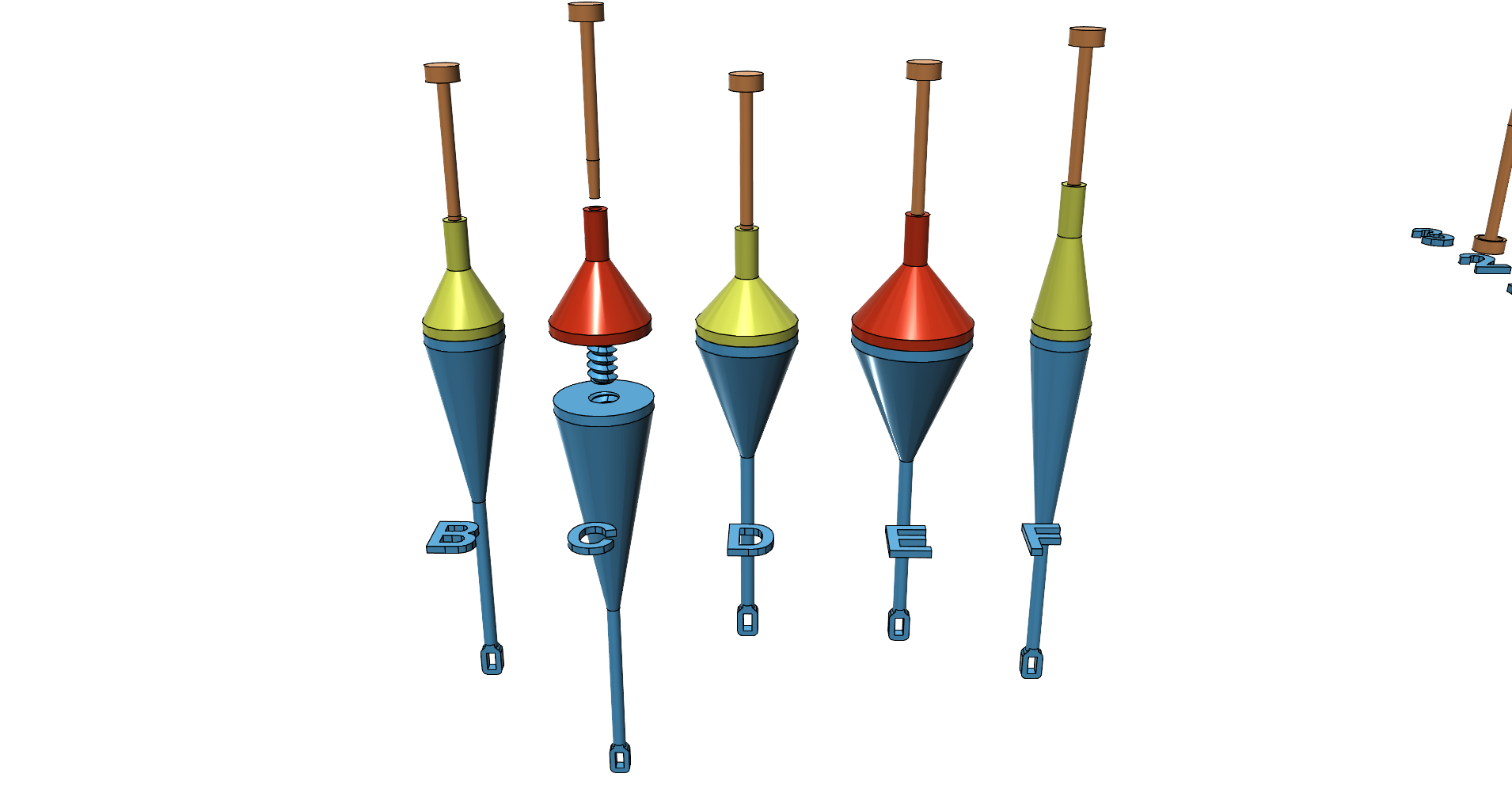Fishing Float fishing float bobber by REDZC | Download free STL model ...