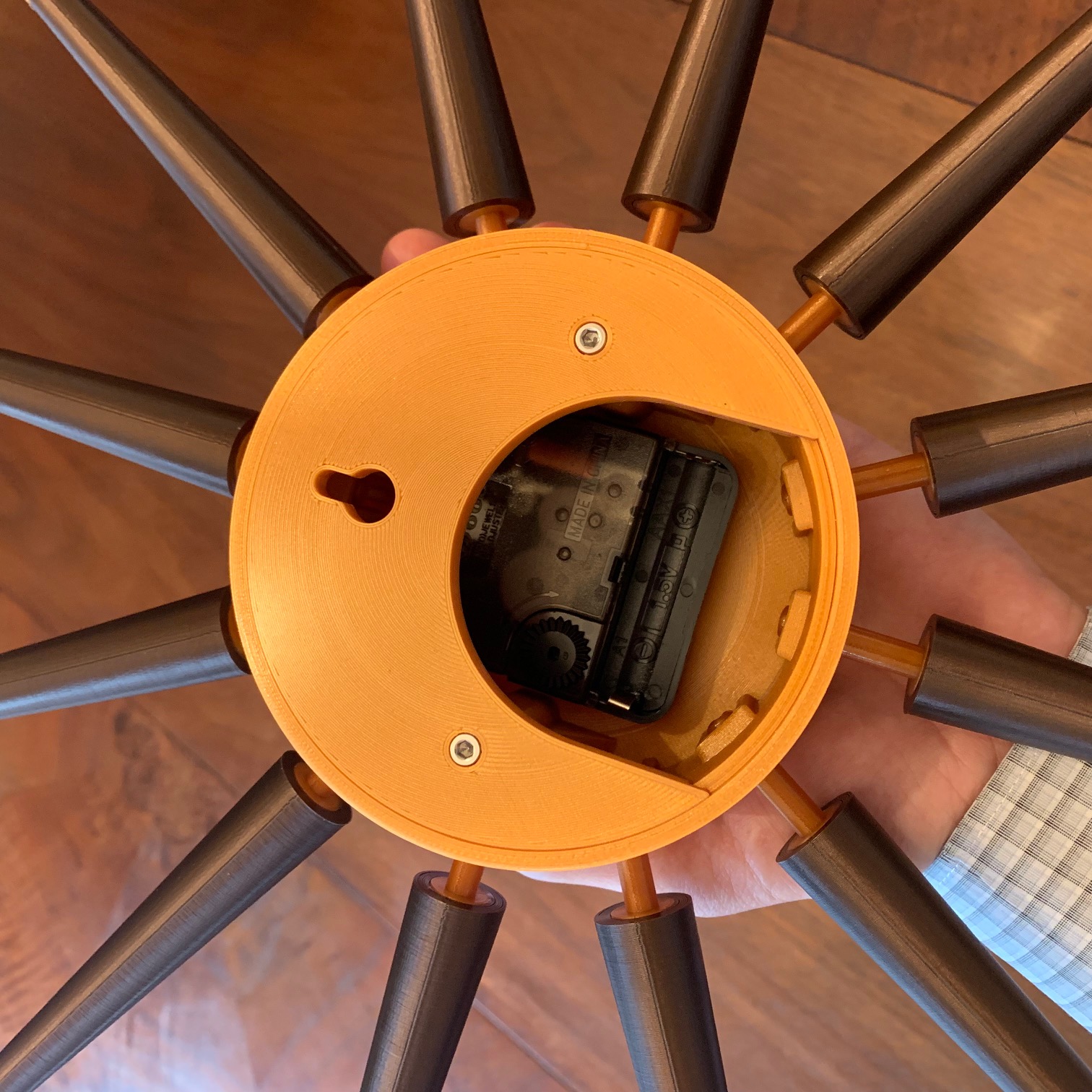 George Nelson Spindle Clock by TperroneDesign | Printables Store