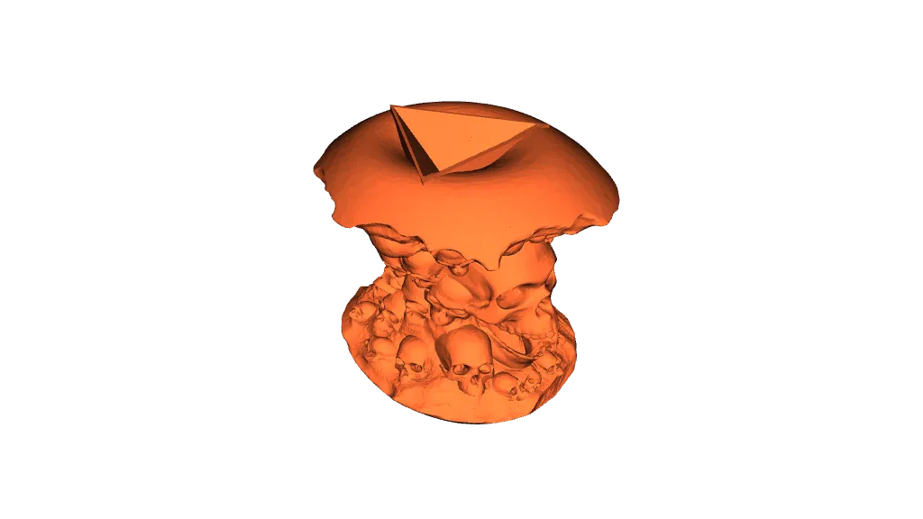 Cursed Apple Rubik's Cube Stand by Smelliot | Download free STL model ...