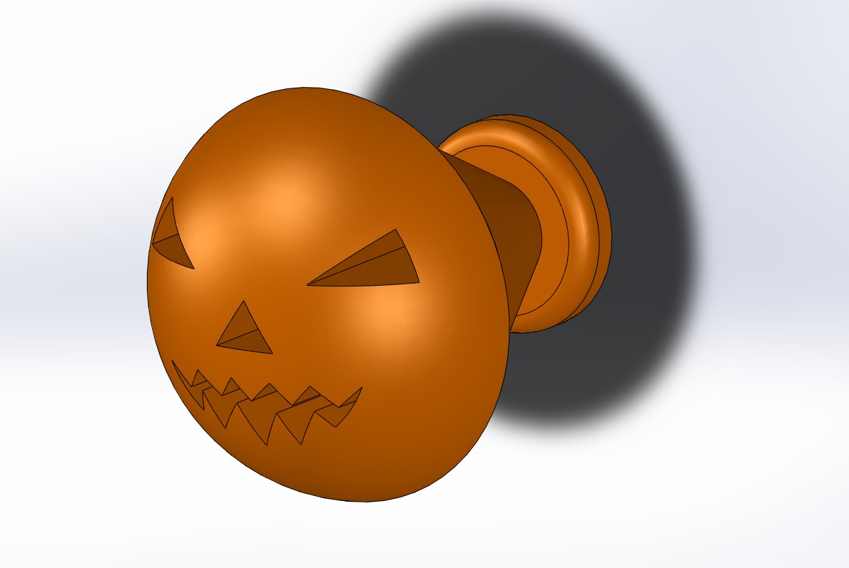 Halloween Pumpkin Cell Phone Finger Holder / Stand by hanellad ...