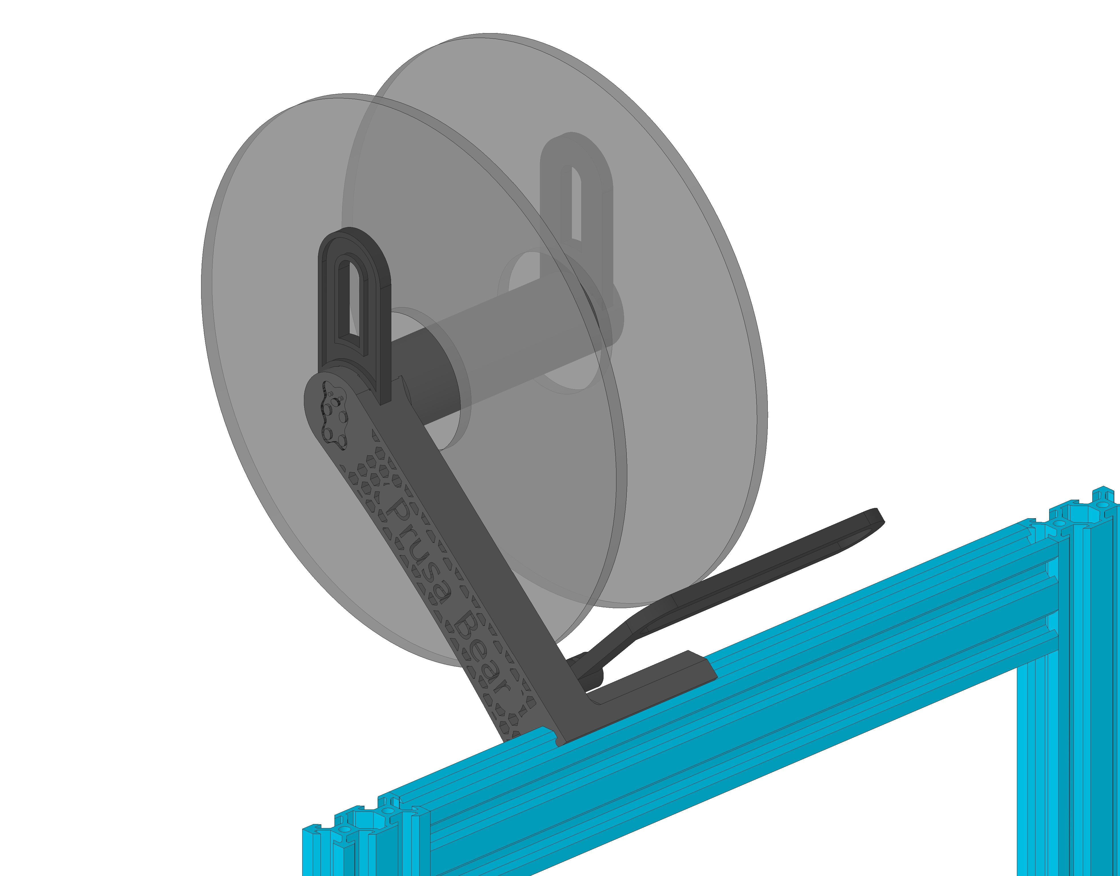 Slide Spool Holder Bear version by Jerlo | Download free STL model ...