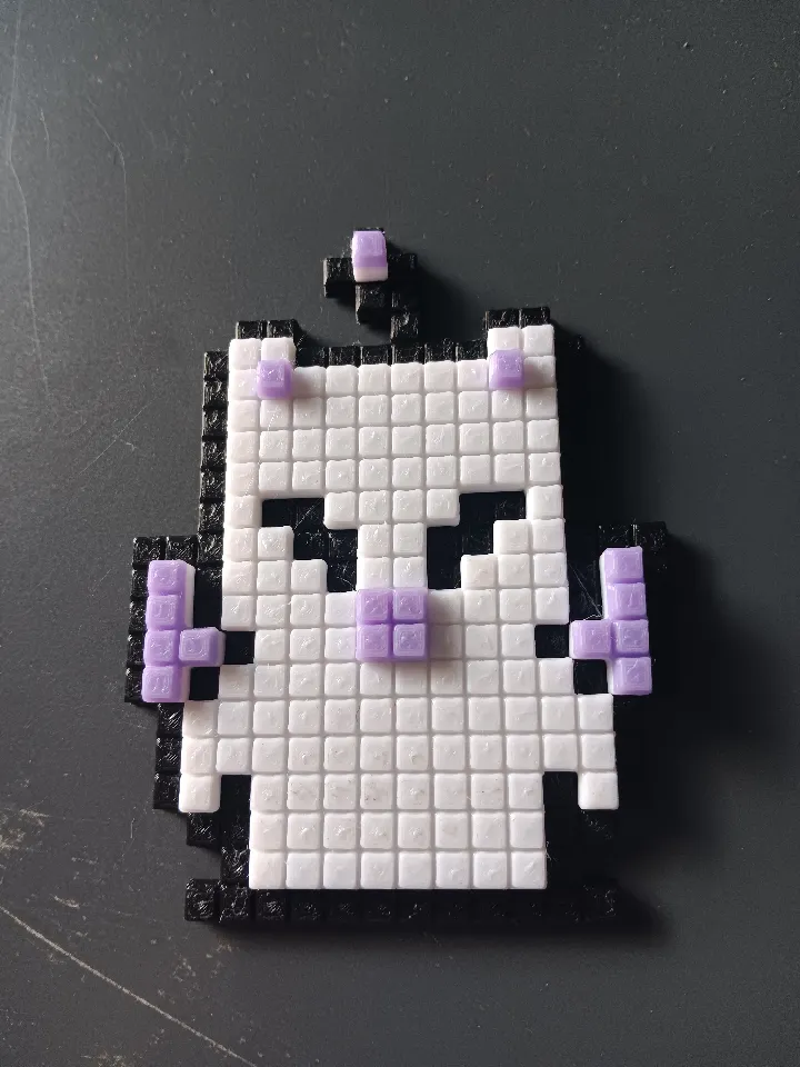 Moogle Pixel Art by Richofrivia | Download free STL model | Printables.com