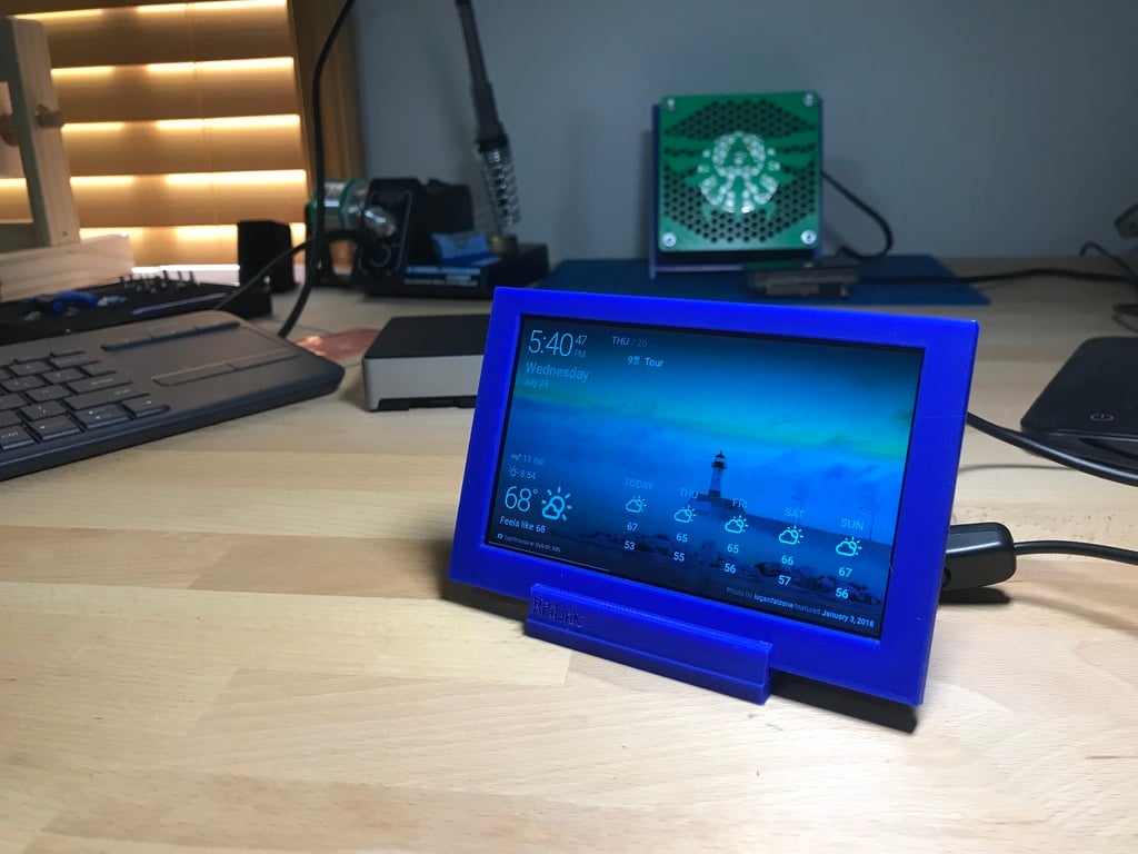 5" TFT Display case by Wolf Moon Design Labs | Download free STL model ...