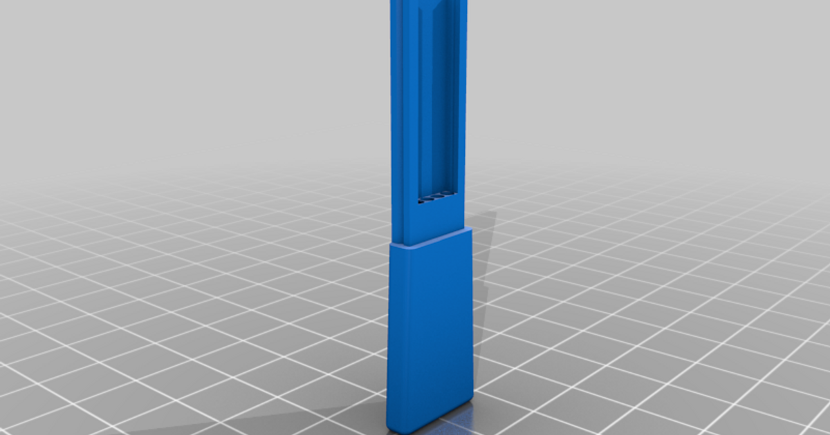 flat 4 prong espresso bed rake by jkim_makes | Download free STL model ...