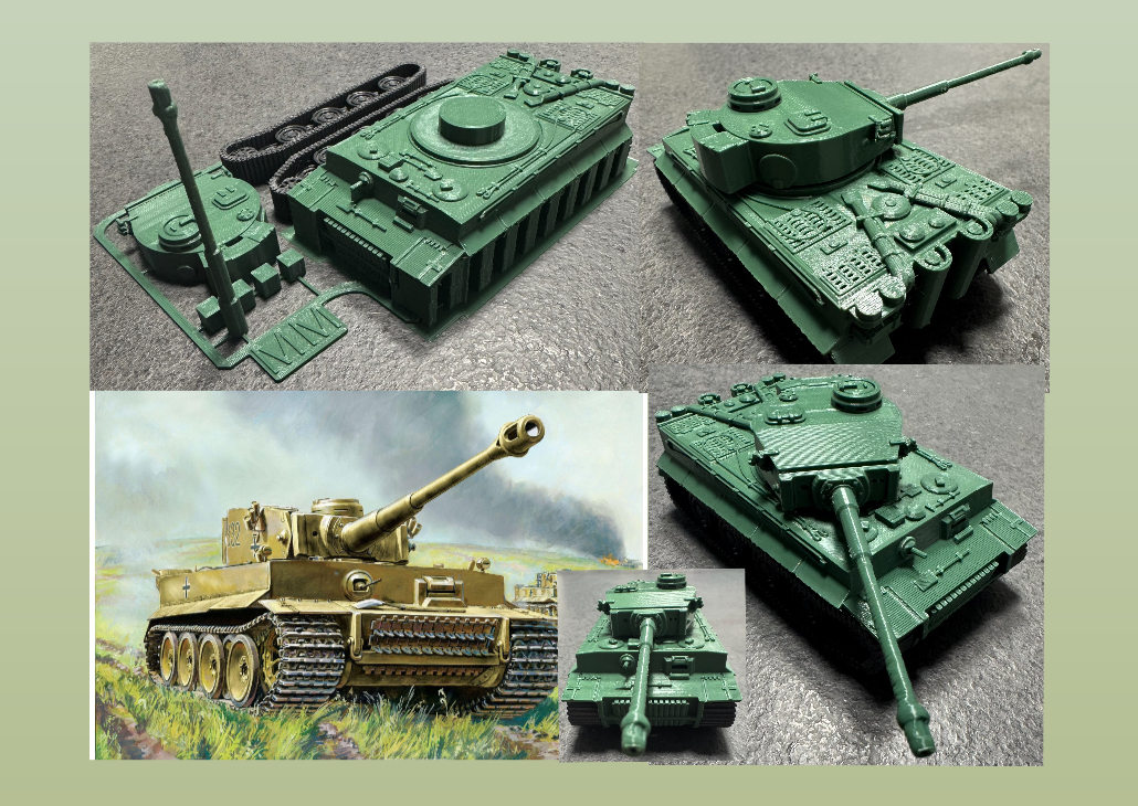 Panzerkampfwagen VI Tiger tank kit card by MM | Download free STL model ...