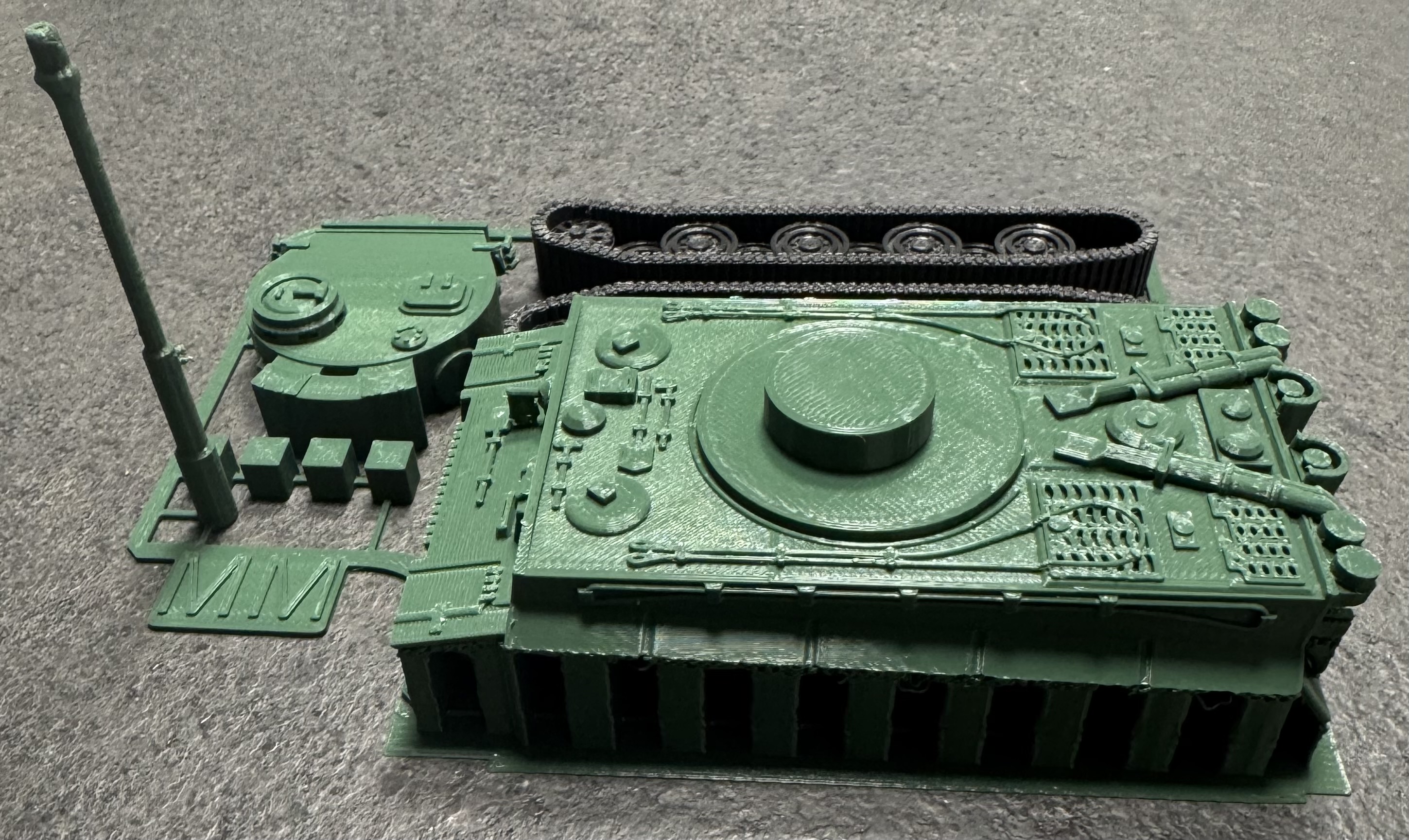 Panzerkampfwagen VI Tiger tank kit card by MM | Download free STL model ...